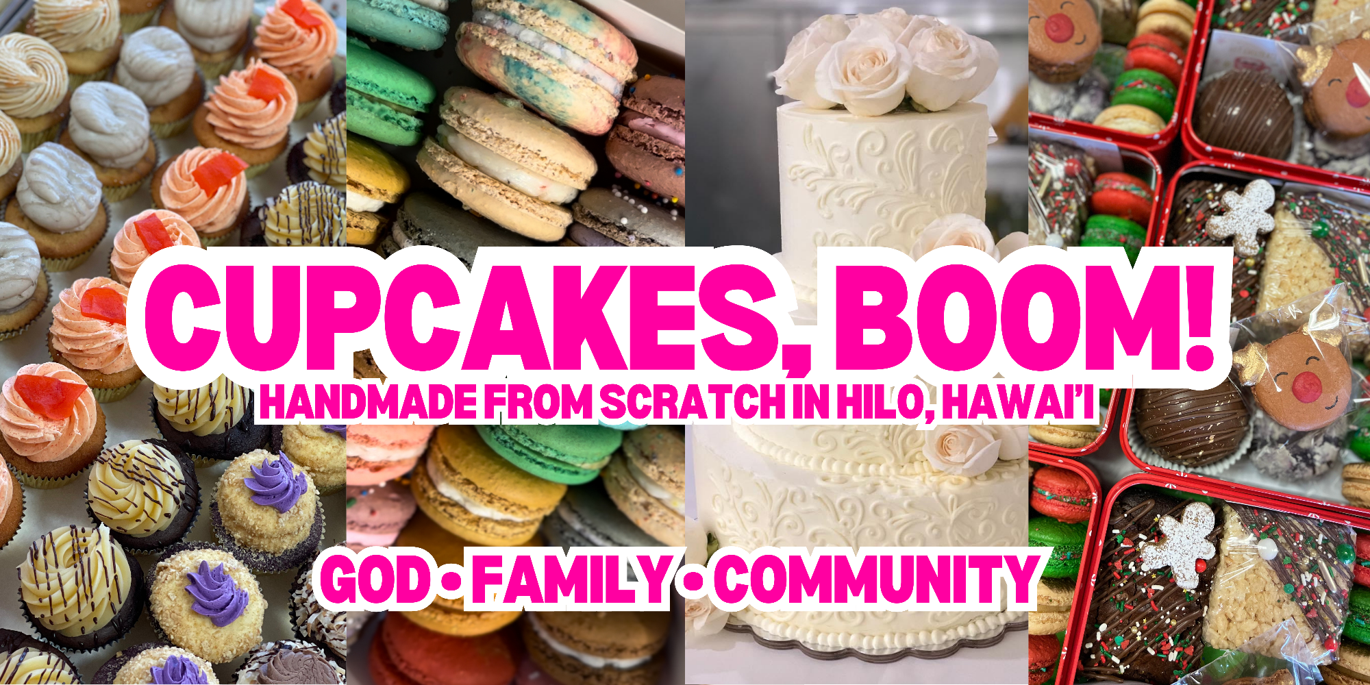 The BOOM! | Hilo’s Best Bakery for Cupcakes, Macarons & Local Coffee ...